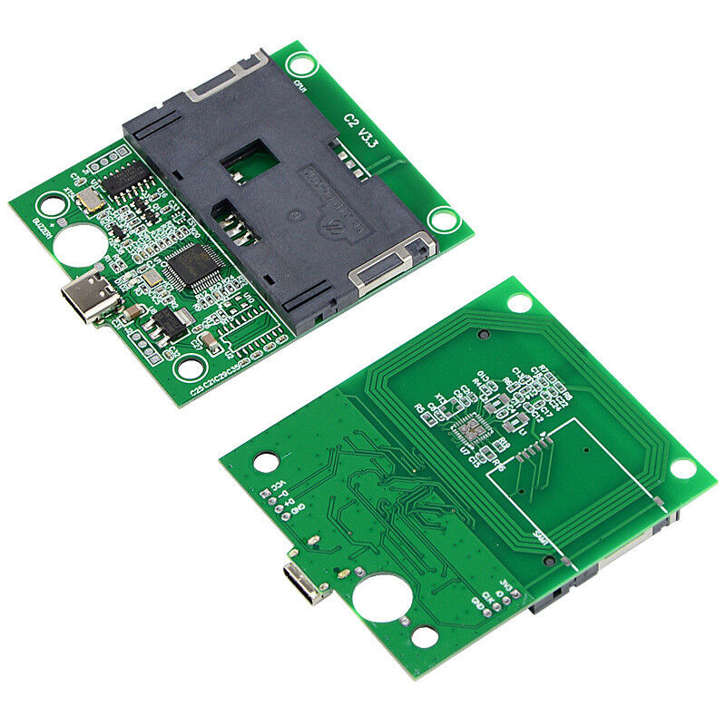 C2-AMU-00 Dual-Interface 2-in-1 IC Card Reader Module ISO14443A ...