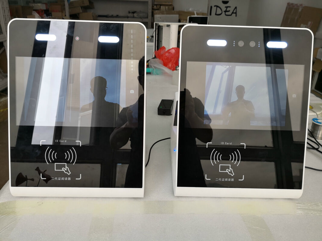 Dual Screen 11.6 Inch Card Reader Access Control Machine Desktop Punch ...