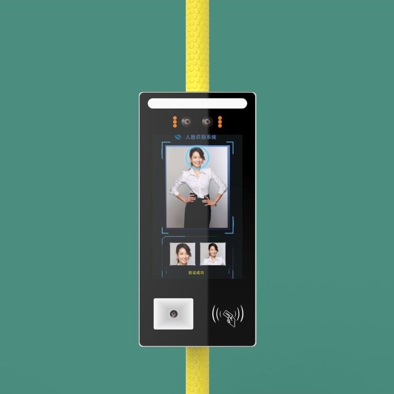 Vertical Screen QR Code Recognition Time Attendance Machine 8 Inch