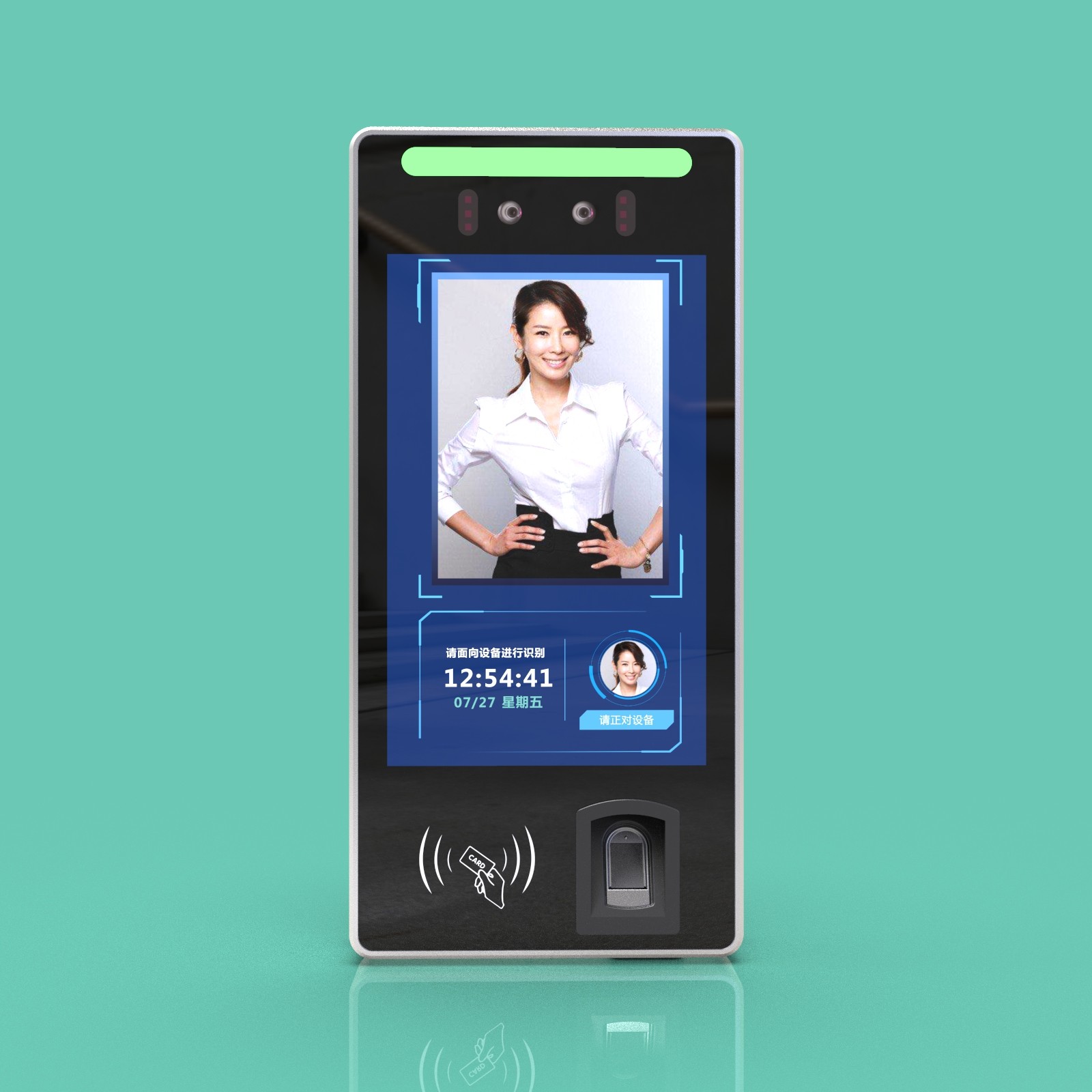JP1817 Wall-Mounted Face Recognition and Fingerprint Access Control ...