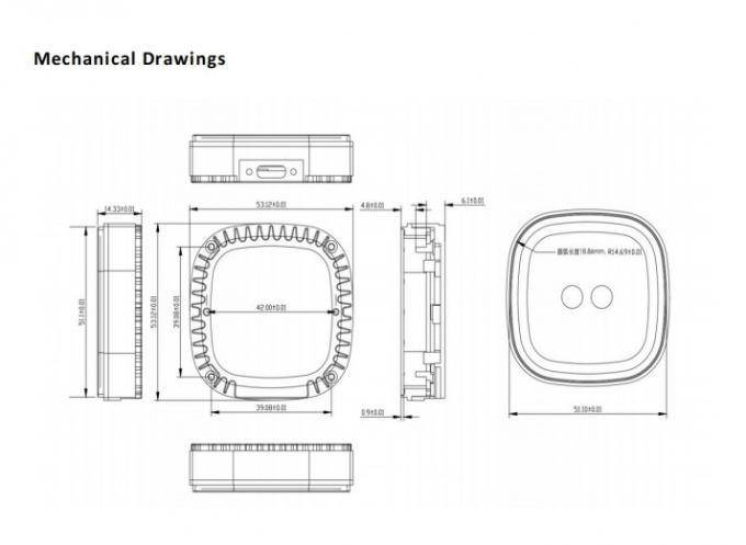 JP308 3D Structured Light Camera Module Palmprint / Palm Vein Dual-Modal incorporating a high ...
